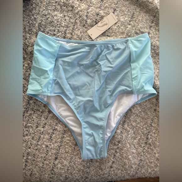 Geode | Swim | New Geode Swimwear Light Blue Highwaisted Bikini Bottom ...